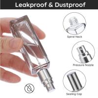 China Diversity Portable Square Empty Glass Perfume Atomizer Bottle with Spray Applicator for sale