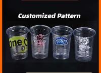 China Regular Supply 10oz-20oz Disposable Plastic Beverage Coffee Juice Drinking Cup OEM Cup for sale