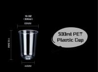 China Regular Supply 10oz-20oz Disposable Plastic Beverage Coffee Juice Drinking Cup OEM Cup for sale