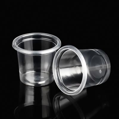 China Disposable Mini Plastic Cup Custom Logo Printed Shipping Cost and Estimated Delivery Time for sale