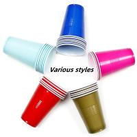 China Disposable Plastic Cup 16 oz 500ml Food Grade PP BPA Free Custom Colors for sale