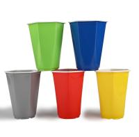 China Disposable Plastic Cup 16 oz 500ml Food Grade PP BPA Free Custom Colors for sale