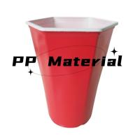 China Disposable Plastic Cup 16 oz 500ml Food Grade PP BPA Free Custom Colors for sale