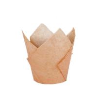 China White Brown Disposable Eco Friendly Paper Cupcake 5.2x7cm for Party and Meeting for sale