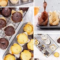 China Eco-Friendly Disposable Paper Cake Cup 5.2x7cm for Family Cake Shop Party for sale