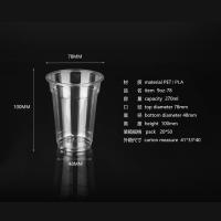 China Customizable Pet/PLA Disposable Eco Friendly Plastic Cup with Lid 5oz/6oz/9oz Sizes for sale