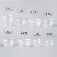 China Simple Style 0.75oz/1oz/1.5oz PP Disposable Plastic Cup with Lid Plastic Container for sale