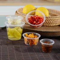 China 2oz/2.5oz/3.25oz/4oz Plastic Cup Disposable Plastic Container with Customized Request for sale