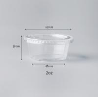 China 2oz/2.5oz/3.25oz/4oz Plastic Cup Disposable Plastic Container with Customized Request for sale
