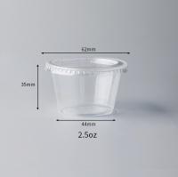 China 2oz/2.5oz/3.25oz/4oz Plastic Cup Disposable Plastic Container with Customized Request for sale