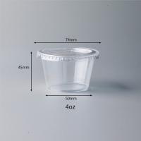 China 2oz/2.5oz/3.25oz/4oz Plastic Cup Disposable Plastic Container with Customized Request for sale