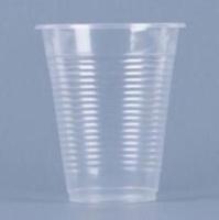 China Customized Logo 6oz Disposable PP Plastic Tea Cup OEM Top 7cm Bottom 4cm Height 8.2cm for sale
