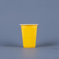 China Customized Logo 6oz Disposable PP Plastic Tea Cup OEM Top 7cm Bottom 4cm Height 8.2cm for sale