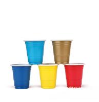 China Customized Logo 6oz Disposable PP Plastic Tea Cup OEM Top 7cm Bottom 4cm Height 8.2cm for sale
