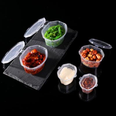 China 1oz PP Plastic Sauce Cup Disposable Take Away Container 1000pcs per Carton for sale