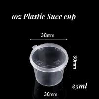 China 1oz PP Plastic Sauce Cup Disposable Take Away Container 1000pcs per Carton for sale