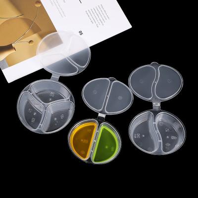 China Disposable 2oz PP Double Part Plastic Sauce Cup with Lid for Takeaway Packing for sale
