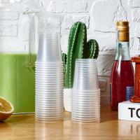 China Disposable PP Plastic Cup 3.5 Oz 100 Ml Various Size Juice Drinking with Customized Logo for sale
