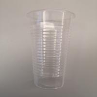 China 11 Oz Customized Logo and Size PP Plastic Cup for Disposable Transparent Juice Drinking for sale