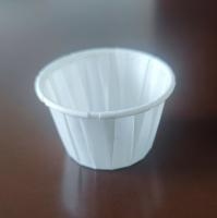 China 2oz Disposable Paper Sauce Cup Eco Friendly Sugarcane Pulp 1000pcs Custom Logo for sale