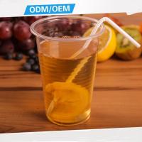 China Customized Logo Disposable PP Plastic Cup for Drinking Juice Transparent Various Size for sale