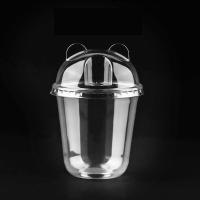 China Customized Disposable Plastic Drinking Cups Flexographic Printing 12oz/16oz/20oz/24oz for sale