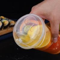 China Custom U Shape Clear Compostable Biodegradable PP Plastic Cup 12oz 16oz 20oz 24oz for sale