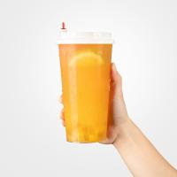 China Custom Logo Is 16oz 20oz PP Plastic Disposable Fruit Milk Bubble Tea Cup with Lids for sale