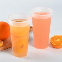 China Custom Logo Printed Disposable Clear PP Plastic Cup for Hot and Cold Refreshments for sale