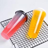 China Custom Logo Printed Disposable Clear PP Plastic Cup for Hot and Cold Refreshments for sale