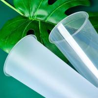 China US Customizable Size Disposable Plastic Pet Cold Beverage Coffee Juice Drinking Cup for sale