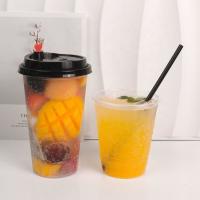 China PP High Transparent Material Disposable Cold and Hot Drinking Plastic Cups with Lids for sale