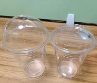 China Transparent PET Disposable Cold Drinking 16oz Plastic Cups with Custom Size and Logo for sale