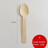 China Disposable Wooden Fork Eco-Friendly Biodegradable Straight 58cm 33cm 38cm for Ice Cream Cake for sale