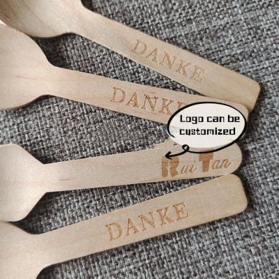China Customized Disposable Wooden Coffee Stirrer Knife Eco-Friendly Biodegradable 52cm for sale