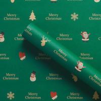 China Custom Kraft Gift Wrapping Paper Eco Friendly Biodegradable 30x40cm for sale