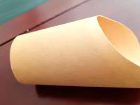China 12 oz Kraft Paper French Fries Box Food Grade Holder Custom Logo Disposable Takeaway for sale