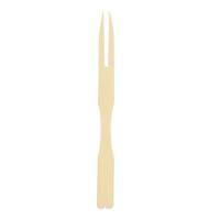 China Straight Style Customizable Disposable Bamboo Fruit Fork Eco-Friendly and Biodegradable for sale