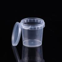 China Eco-Friendly PP Plastic Bucket 1L to 5L Food Grade Round Bucket Without Handle for sale