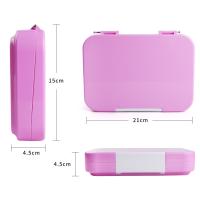 China PP Kids Lunch Box Large Capacity 800ml Portable Reusable Eco-Friendly Bento Container for sale