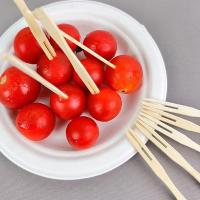 China Biodegradable Bamboo Fruit Fork 11cm Eco-Friendly Disposable Cutlery for Healthy Eating for sale