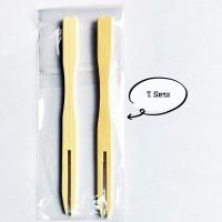 China Biodegradable Bamboo Fruit Fork 11cm Eco-Friendly Disposable Cutlery for Healthy Eating for sale
