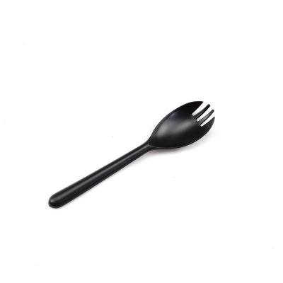 China Upgrade Your Dining Experience with Thickened Long Handle Plastic Fork in Multi Color for sale