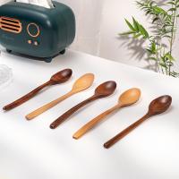 China Disposable Wooden Spoon 23.5x4cm Eco Friendly Biodegradable for Coffee Ice Cream for sale