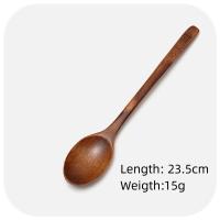 China Disposable Wooden Spoon 23.5x4cm Eco Friendly Biodegradable for Coffee Ice Cream for sale