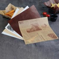 China Food Grade Greaseproof Microwave Safe Sandwich Wrapping Paper Custom Size 30x30cm for sale