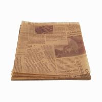 China Food Grade Greaseproof Microwave Safe Sandwich Wrapping Paper Custom Size 30x30cm for sale