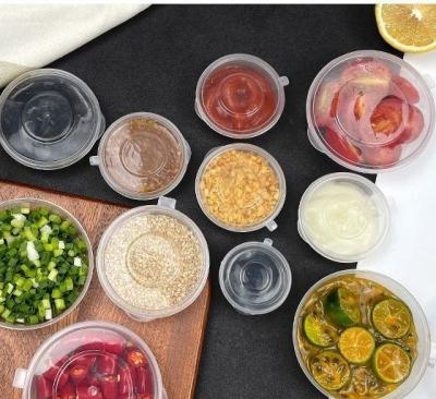 China Disposable PP Plastic Sauce Cup with Lid 13cm x 10.5cm Transparent Sealed Packaging for sale