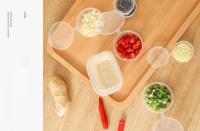 China Disposable PP Plastic Sauce Cup with Lid 13cm x 10.5cm Transparent Sealed Packaging for sale