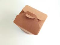 China Eco-Friendly Kraft Paper Food Container for Hot French Fries Fast Food Takeaway for sale